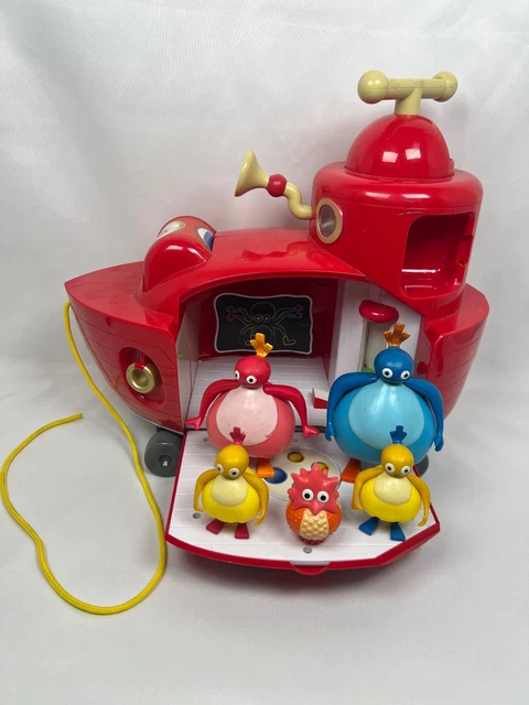 CBEEBIES TWIRLYWOOS BIG Red Boat Playset Character Figures Set PLEASE ...