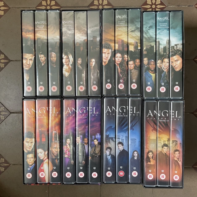 ANGEL SERIES VHS Season 1-4 Box Sets Job Lot Buffy Complete £24.99 ...