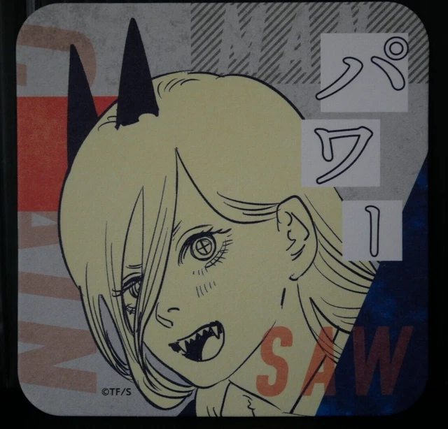 JAPAN TATSUKI FUJIMOTO Chainsaw Man (Chain saw man) Paper Art Coaster ...