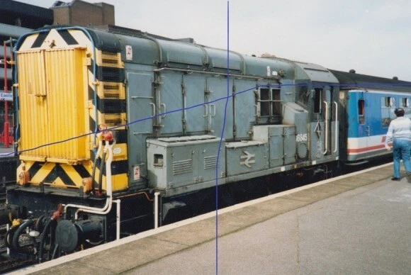 DIESEL TRAIN PHOTO Class 08 Railway Loco Photograph 08845 Picture At ...
