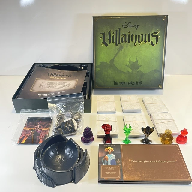 DISNEY VILLAINOUS STRATEGY Board Game Complete £14.81 - PicClick UK
