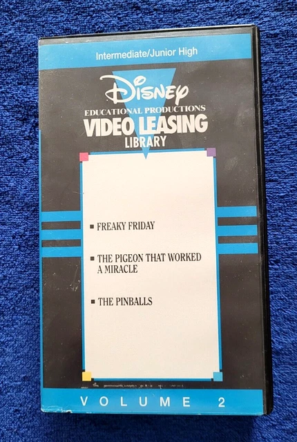 DISNEY EDUCATIONAL PRODUCTIONS VHS (EX)/Freaky Friday. I flipper. Il ...
