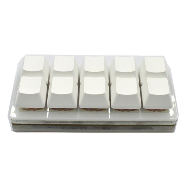 10-KEY PROGRAMMABLE KEYBOARD With Cable Macro keypad For Windows Linux ...
