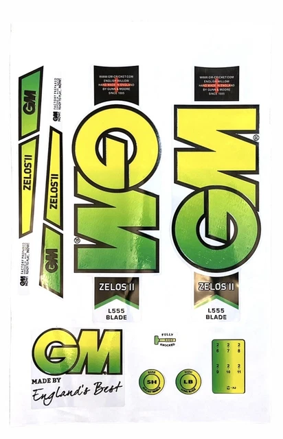 Gm Cricket Bat Stickers FOR SALE! - PicClick UK