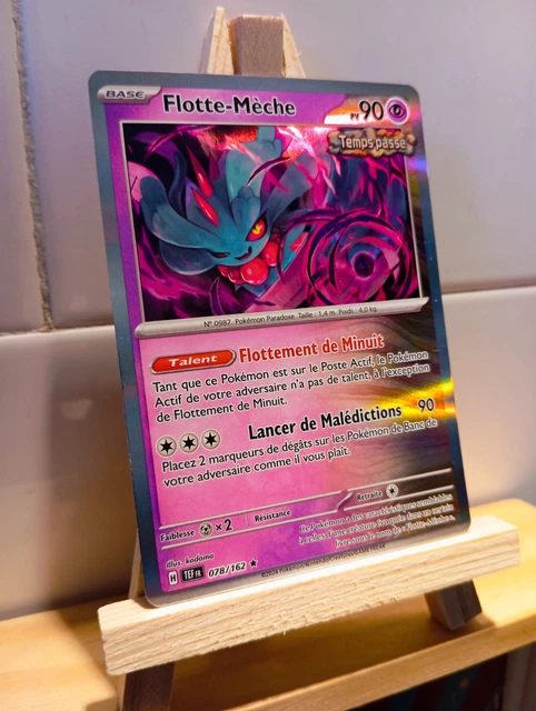 CARTE POKÉMON FLOTTE-MECHE 078/162 HOLO Ecarlate et Violet - Forces ...