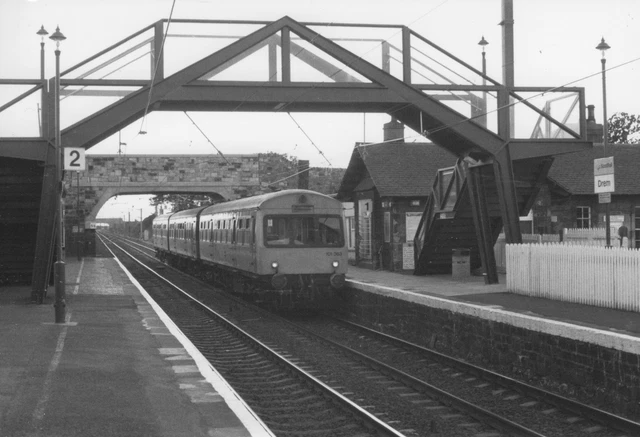 RAILWAY PHOTO DMU 53185 59049 53194 @ Drem 05/10/89 for Dunbar £0.99 ...