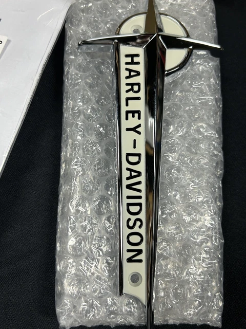 HARLEY-DAVIDSON GAS Fuel Tank Name Plate with MOUNTING Kit 61776-61T ...