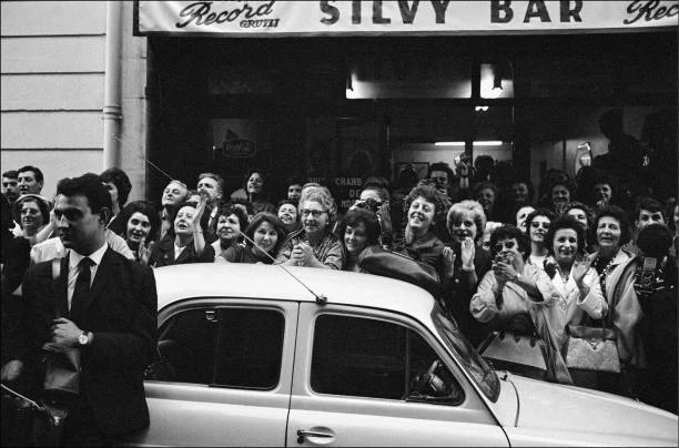 WEDDING OF EDITH Piaf and Theo Sarapo in Paris France on Octob- 1962 ...