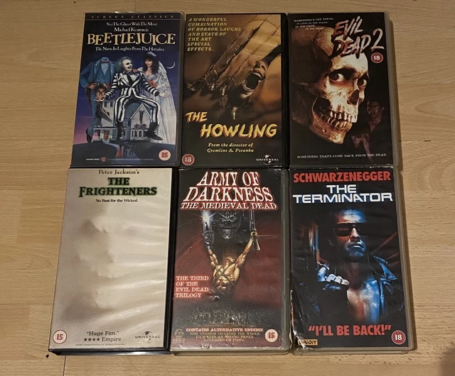 RETRO 90S HORROR VHS Tapes £7.50 - PicClick UK