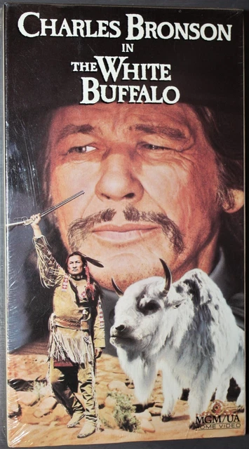 THE WHITE BUFFALO (vhs) Charles Bronson, Jack Warden, Clint Walker. NEW ...