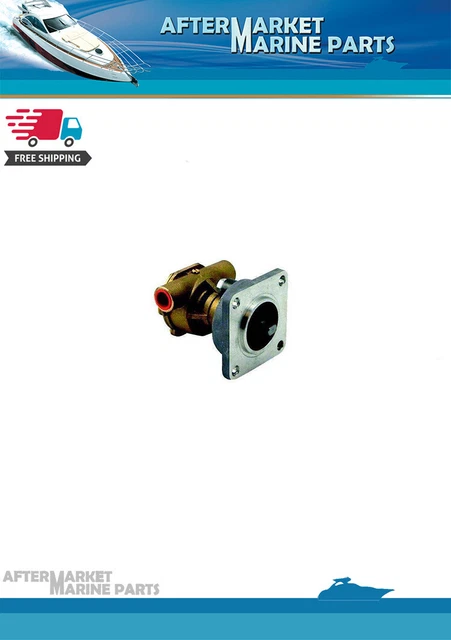 WATER PUMP 3/8” NPT for Volvo Penta replaces#: 33636, 37431, 47431 ...