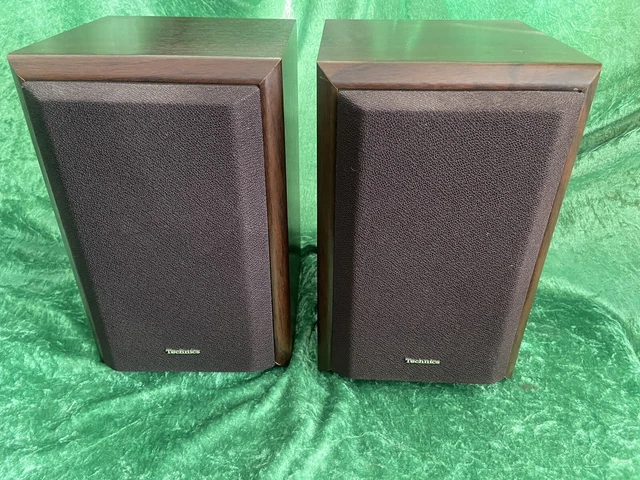 PAIR TECHNICS SB-HD51 Two-Way Bass Reflex Bookshelf Speakers Working £ ...