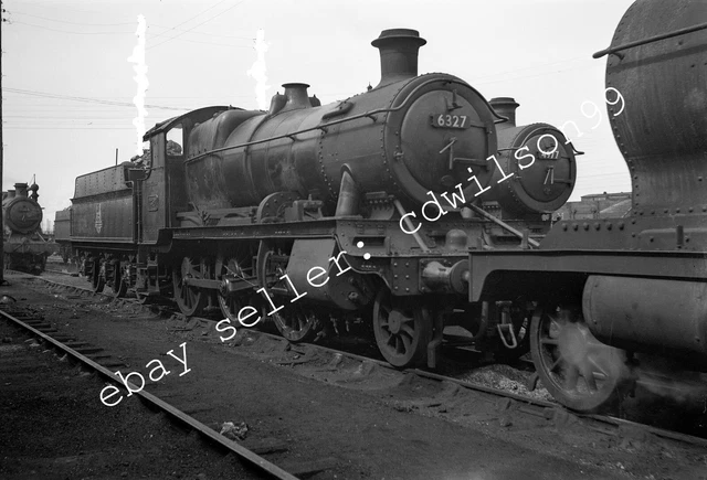 BRITISH RAILWAY NEGATIVE - BR ex GWR No. 6327 43xx Class 2-6-0 Loco 1950 [Q645] £1.50 - PicClick UK