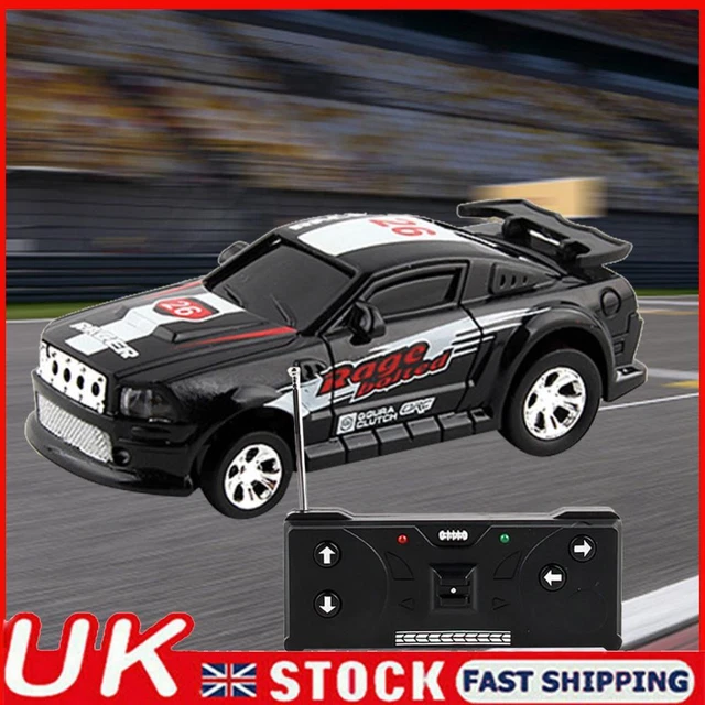 COKE CAN MINI Cans RC Car with Roadblocks Plastic Micro Racing Car for ...