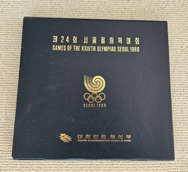 VERY RARE 1988 Seoul Olympiad Book Album Olympic Stamps £126.39 ...