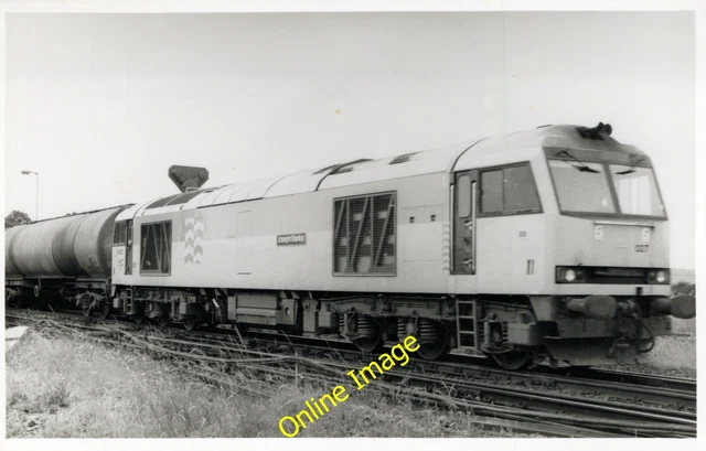 RAILWAY PHOTO CLASS 60 60027 Oil Train Brockelsby c1990 P1 £2.00 ...