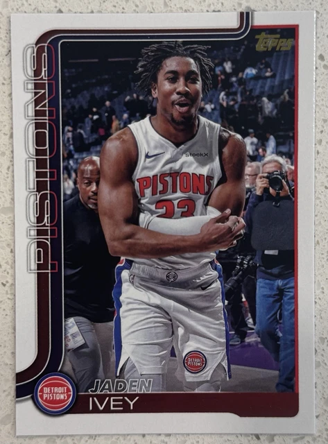 2025-26 TOPPS BASKETBALL Jaden Ivey Golden Mirror SSP Pistons $108.14 ...