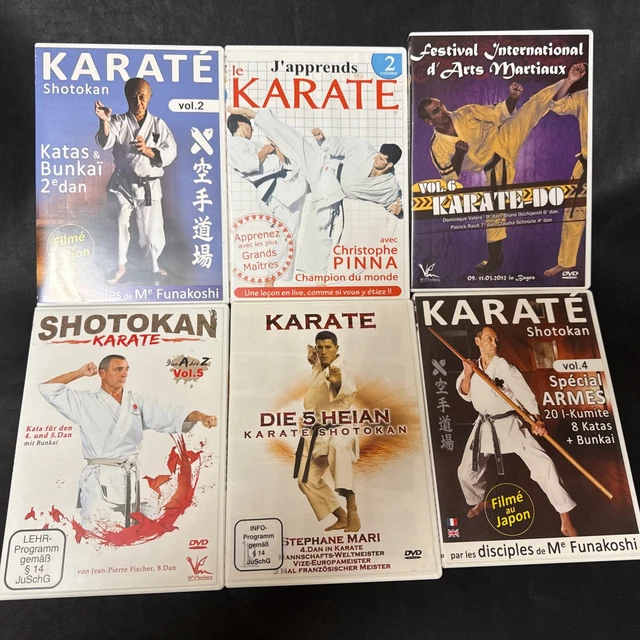 6 DVD BOX Shotokan Karate Keio Kumite Kata Bunkai EUR 14,99 - PicClick DE