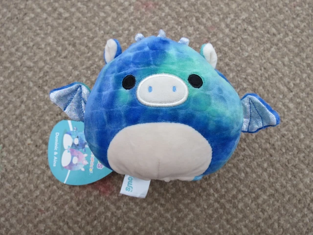 SQUISHMALLOWS FLIP-A-MALLOW, AINA The Unicorn / Dominic The Dragon, 5 ...