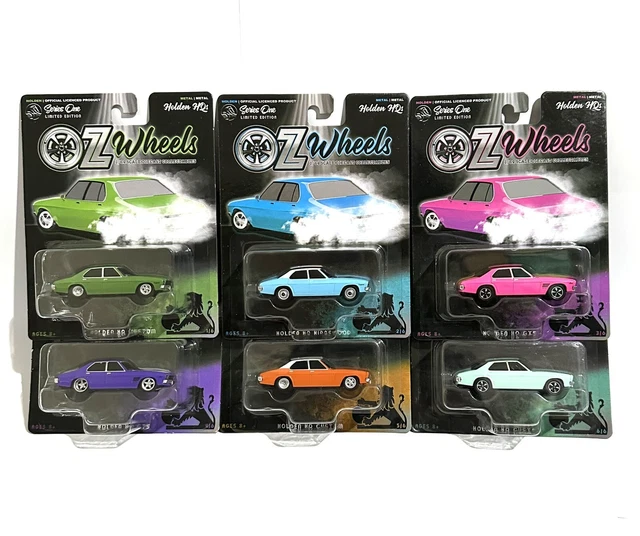 OZ WHEELS DIECAST- Series One: Holden Hq - Complete 6 Car Set Limited ...