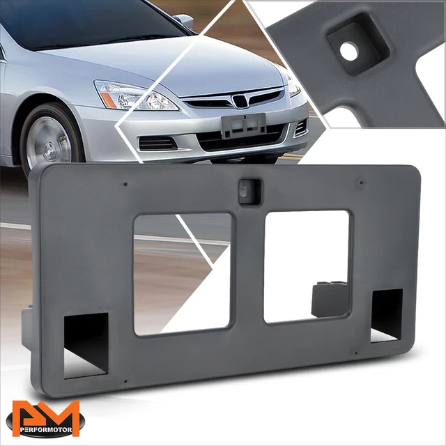 FOR 03-05 HONDA Accord Sedan Front Bumper License Plate Mounting ...