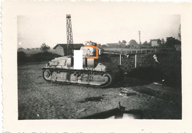 FRANKREICH PANZER TANK Char Hotchkiss Somua S 35 Turm Kennung 1940 EUR ...