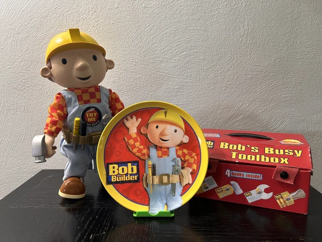 BOB THE BUILDER Talking And Dancing Doll Busy Toolbox Complete Dinner ...