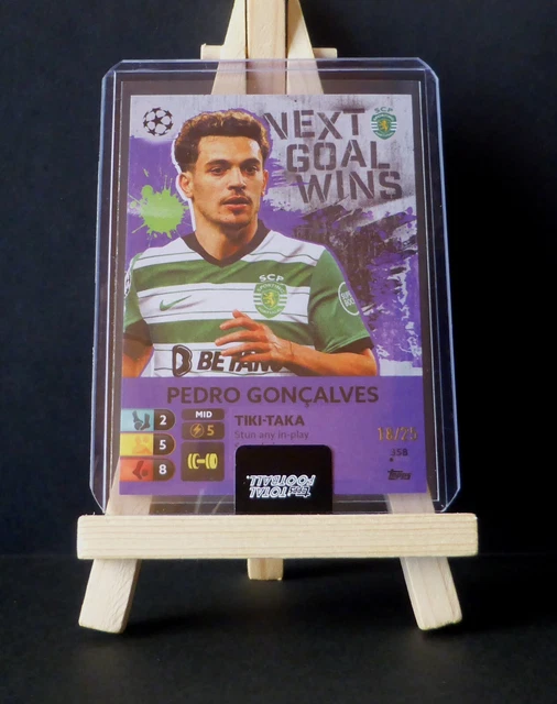 2023 TOPPS TOTAL Football, Pedro Goncalves, 358, Next Goal Wins ...