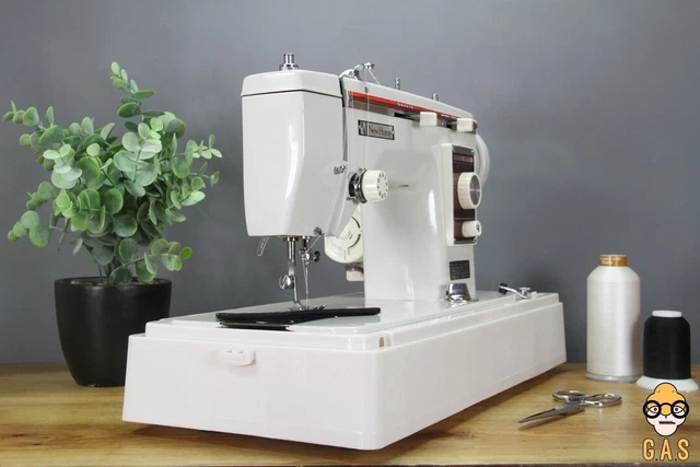 JANOME NEW HOME 539 Heavy Duty Semi Industrial Metal Sewing Machine £ ...