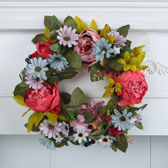 PETITE COURONNE COLOR??E de simulation de fleurs sauvages pour ...