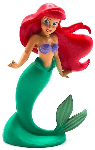 LITTLE MERMAID FIGURE Play Set WALT DISNEY PVC TOY Ariel PRINCE ERIC ...