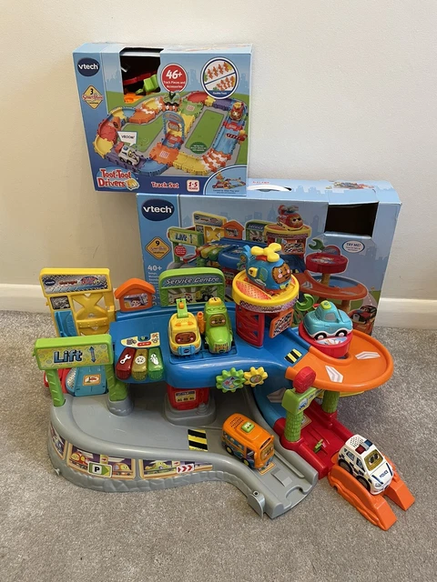 VTECH TOOT-TOOT DRIVERS Garage Playset Track Cars £80.00 - PicClick UK