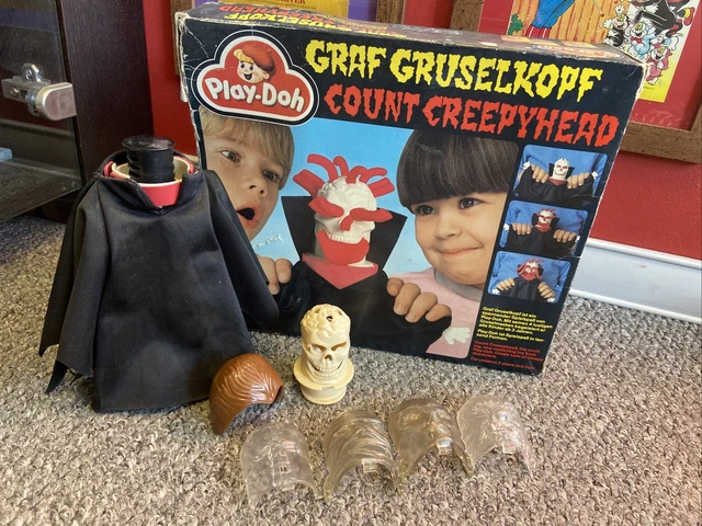 VERY RARE VINTAGE Play Doh Count Creepyhead - Spares Or Repairs £159.99 ...