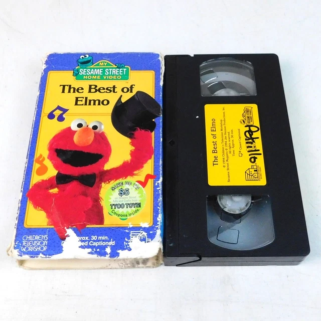 SESAME STREET THE Very Best Of Elmo VHS Tested Random House 1994 Worn £ ...