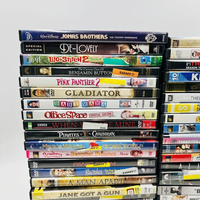 50 BULK LOT DVDs Wholesale Mixed Titles Family Comedy Drama Movies $23. ...