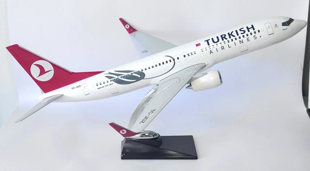 BOEING 737-800 TURKISH Airlines Collectors Model Approximately Scale 1: ...