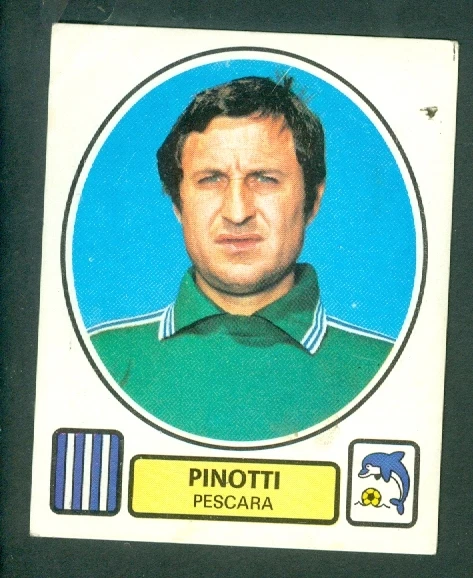 FIGURINA CALCIATORI PANINI 1977-78! N.245! Pinotti! Pescara! Nuova ...