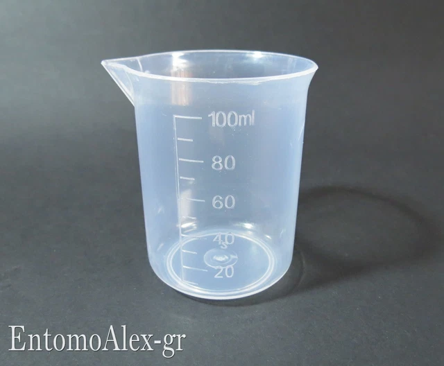 BECHER BECKER GRADUATO polipropilene 100ml brocca plastica misurino ...
