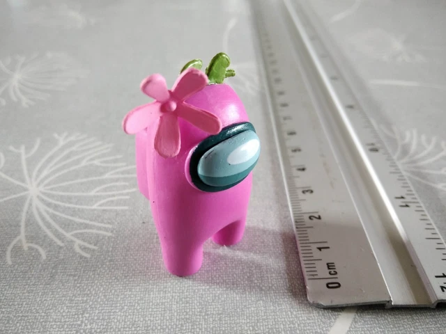 FIGURINE AMONG US - tomy - innersloth TOIKIDO - rose avec fleur EUR 5 ...