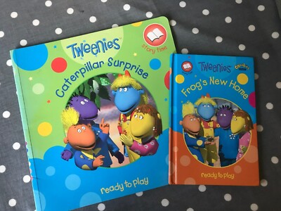 TWEENIES - CBEEBIES - 2 x Book Bundle - Frogs New Home Caterpillar ...