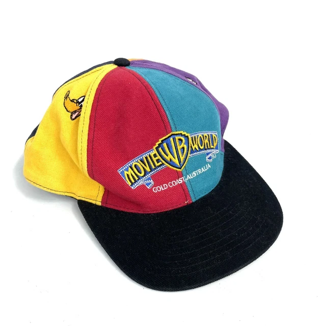VINTAGE MOVIE WORLD Gold Coast Australia 90’s Colourblock Cap Looney ...