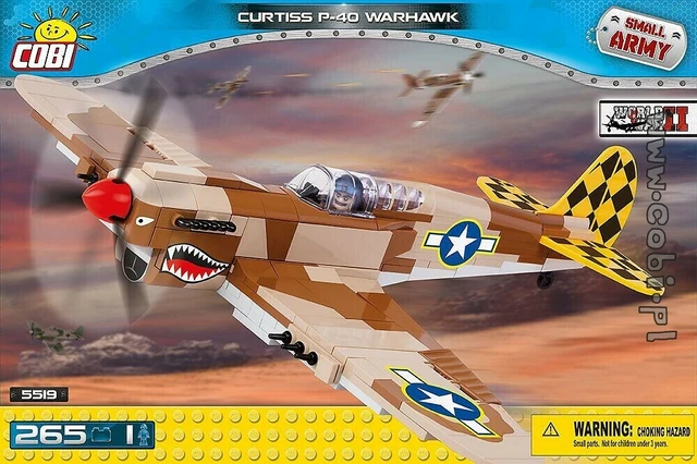 COBI 5519 CURTISS Warhawk P-40 combattente seconda guerra mondiale 265 ...