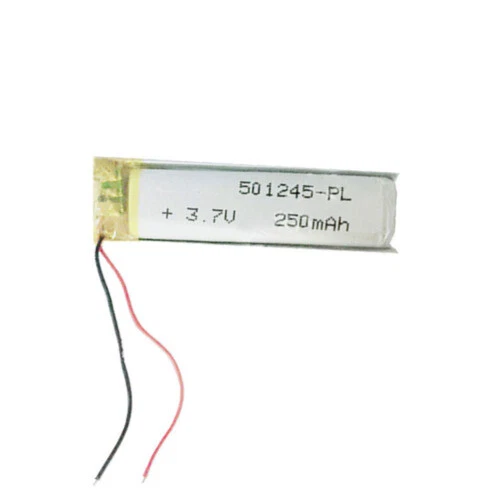 RECHARGEABLE 3.7V 250MAH 501245 Li Polymer Ion Battery For Gps Mp3 ...