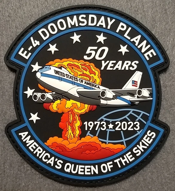 USAF 1ST ACCS E-4B "Night Watch" NAOC Doomsday Plane PVC Patch on ...