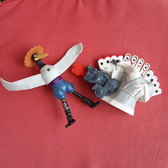 2011 MCDONALDS KUNG Fu Panda Lord Shen Master Crane Action Figure Happy ...