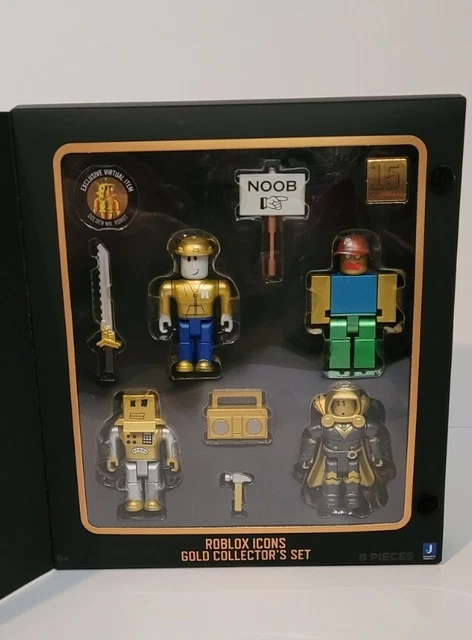 ROBLOX ICONS GOLD *Virtual CODE* Golden Mr. ROBOT Figures NEW £26.12 ...