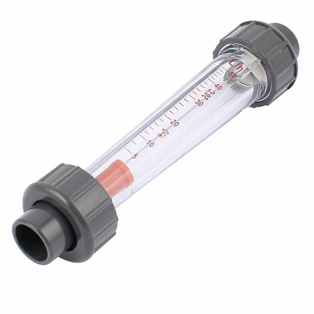 5-50L/H WATER LIQUID Flow Measuring Meter Tube Style Flowmeter EUR 22 ...