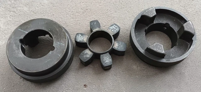 110F HRC SHAFT Coupling c/w Rubber Element (Does not include taper lock ...