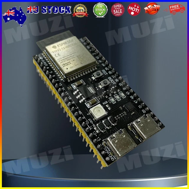ESP32/ ESP32-S3/ESP32-C3 DEVELOPMENT Board Dual Type-C (N16R8 Welded) # £9.59 - PicClick UK