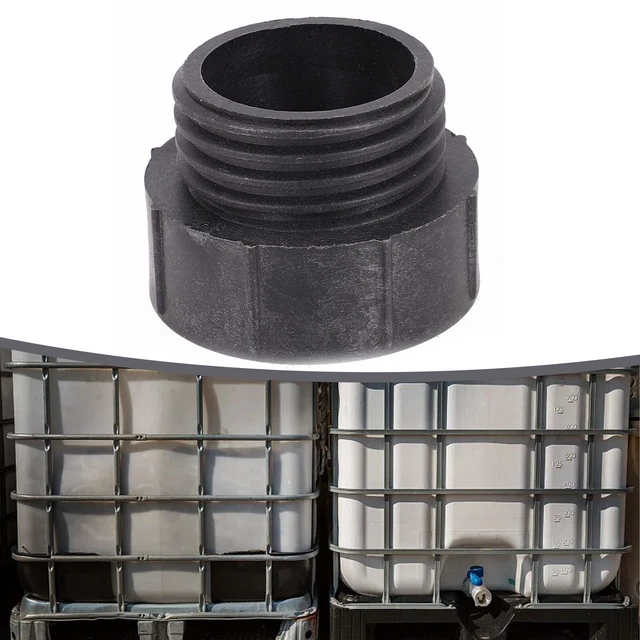 IBC TANK TAP Adapter Container Outlet Ball Valve Connector Plastic ...